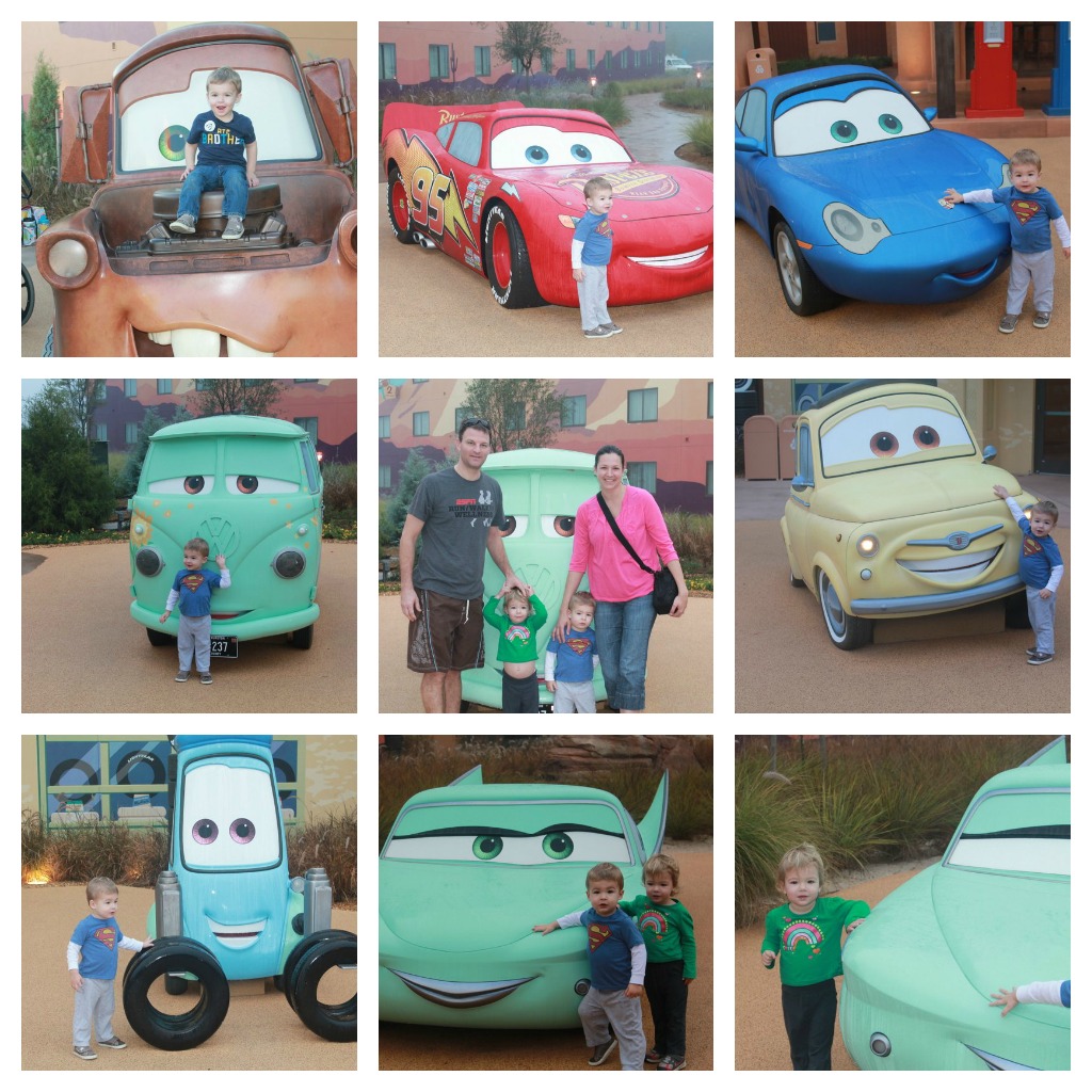 Cars Posing Collage