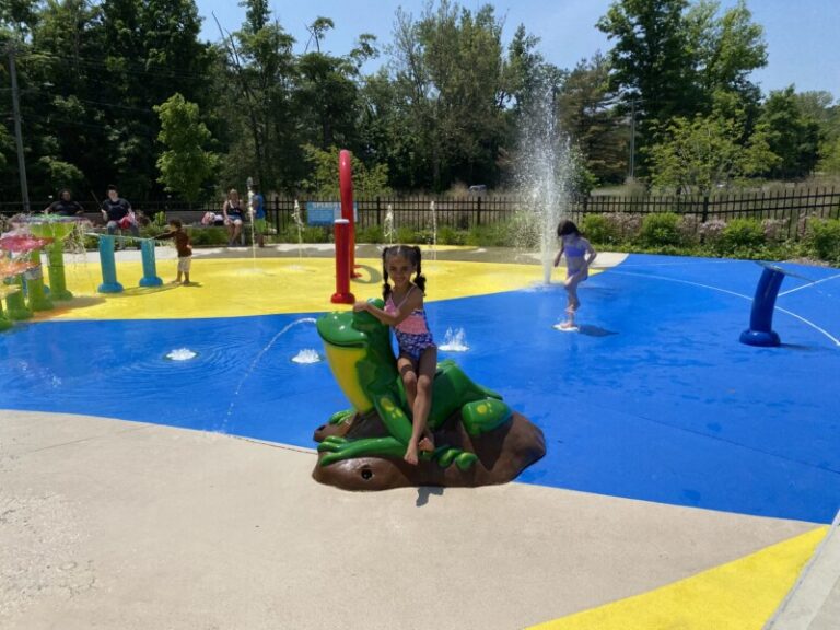 Splash Pad at Veterans Memorial Park in Middletown