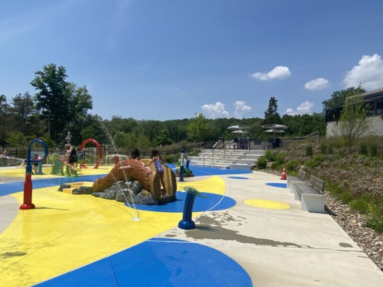 Splash Pad at Veterans Memorial Park in Middletown