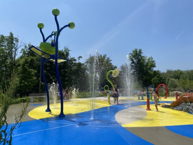Splash Pad at Veterans Memorial Park in Middletown